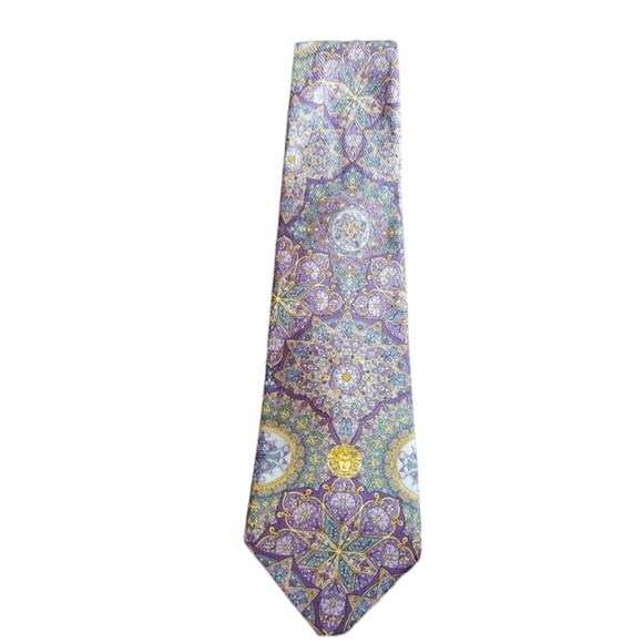 Versace | Accessories | Gianni Versace Handmade In Spain Silk Medusa ...